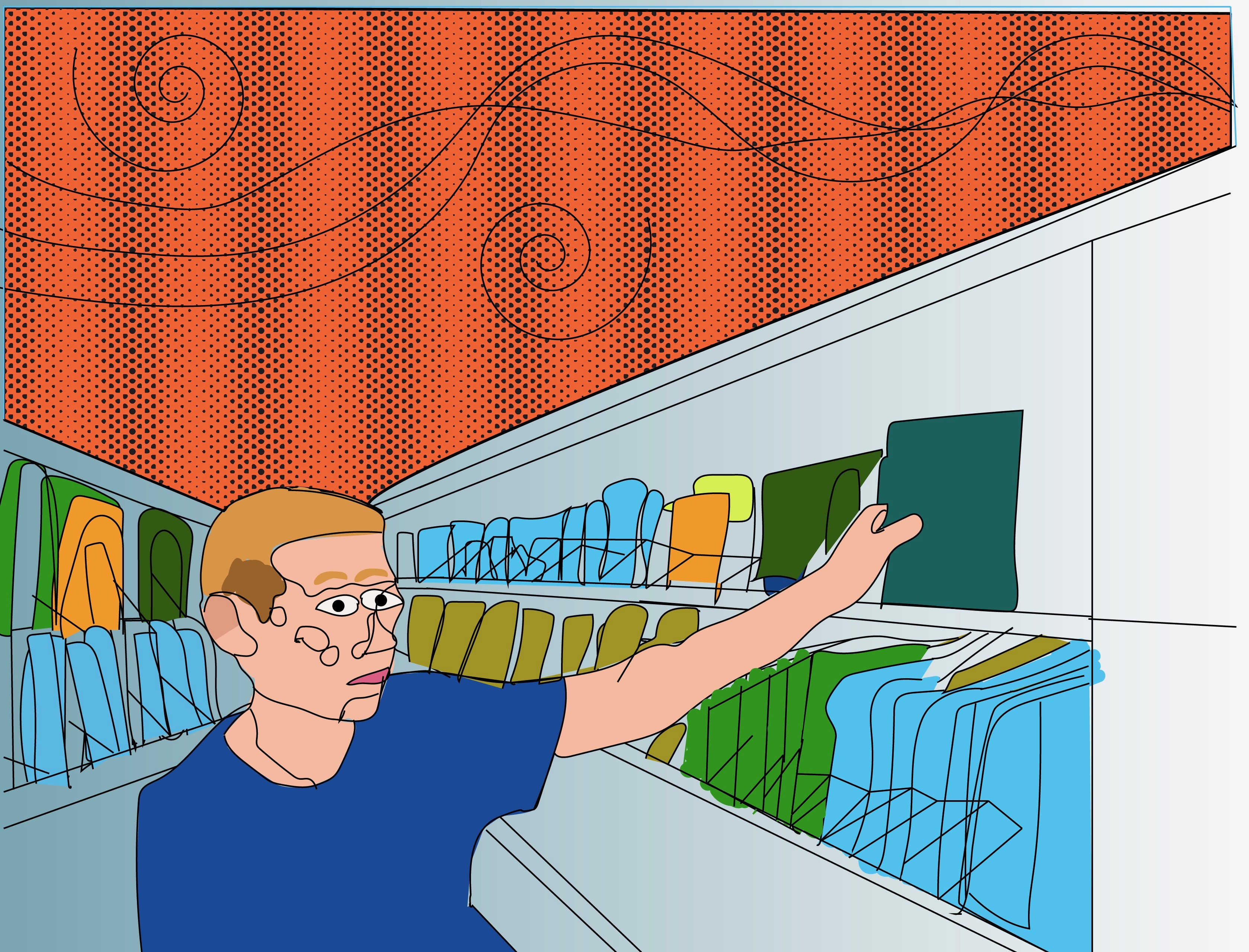 Library Book Drawing 2 – Artistic Expressions by Justin K Valenti